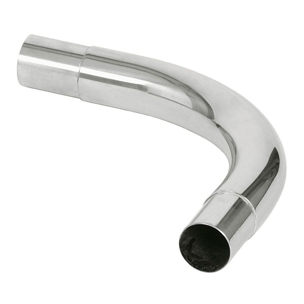 90° curved connection for pipe